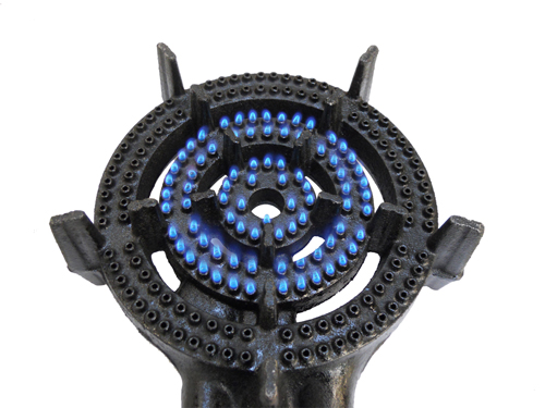Triple ring cast iron burner - BBQs R Us