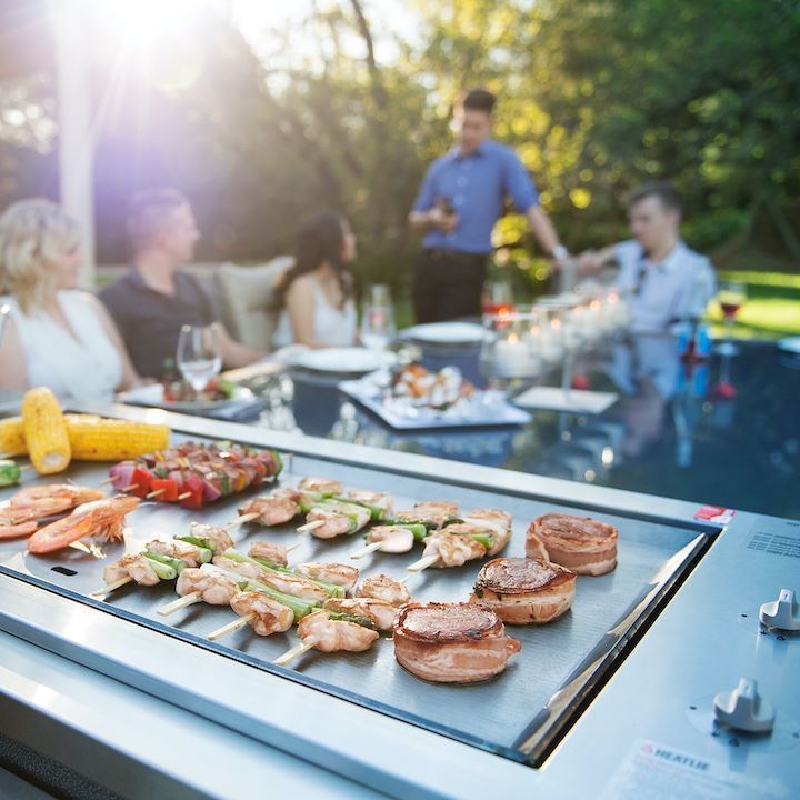 Heatlie Island Gourmet Elite Built In BBQ - BBQs R Us