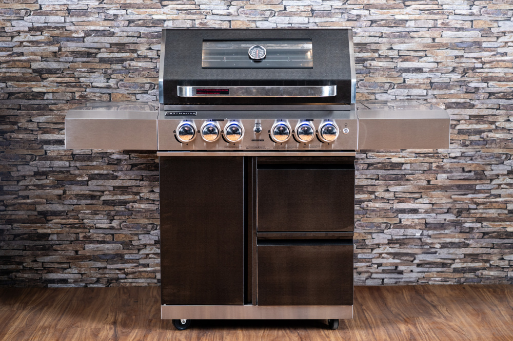Grillmaster 4 Burner BBQ in Dark Finish - BBQs R Us