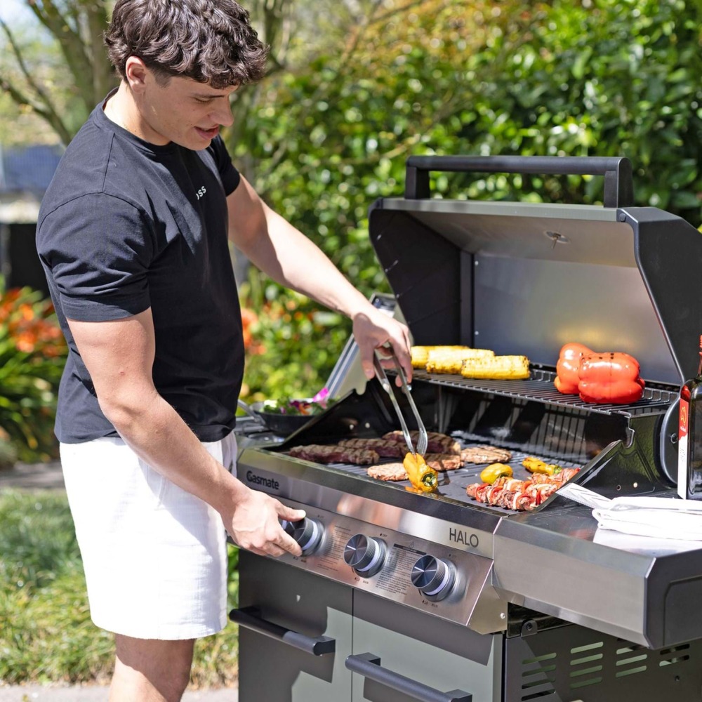 Gasmate Halo 4 burner BBQ - BBQs R Us